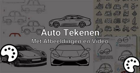 Auto Tekenen? 🚗 Leer het Stap-voor-Stap + Autobandenmarkeringen ...